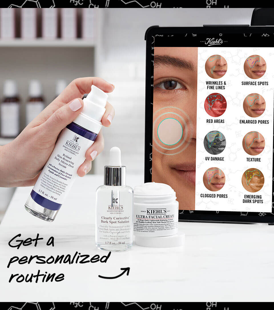 Skincare Services – In-Store Derma Reader Consultations – Kiehl’s