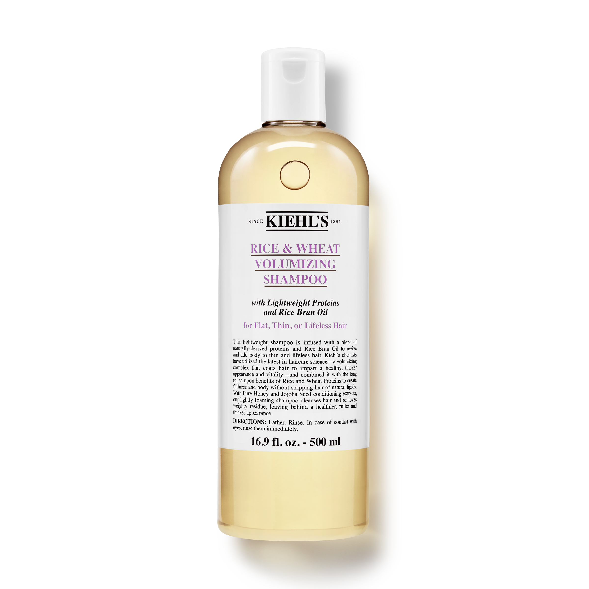 Rice and Wheat Volumizing Shampoo – Shampoo for Fine Hair – Kiehl’s